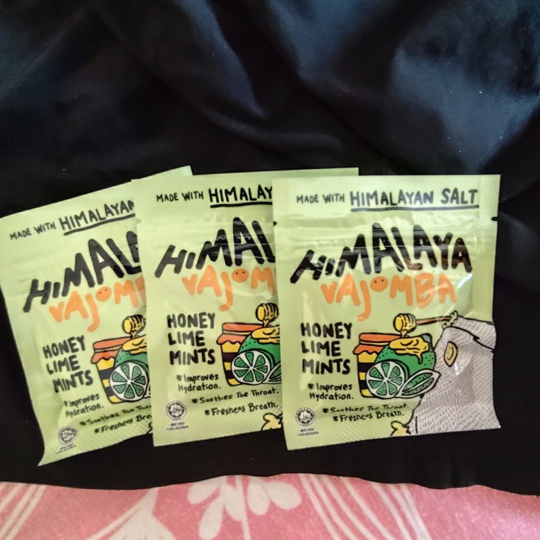 Himalaya Vajomba Honey Lime Mints, Food & Drinks, Packaged & Instant ...