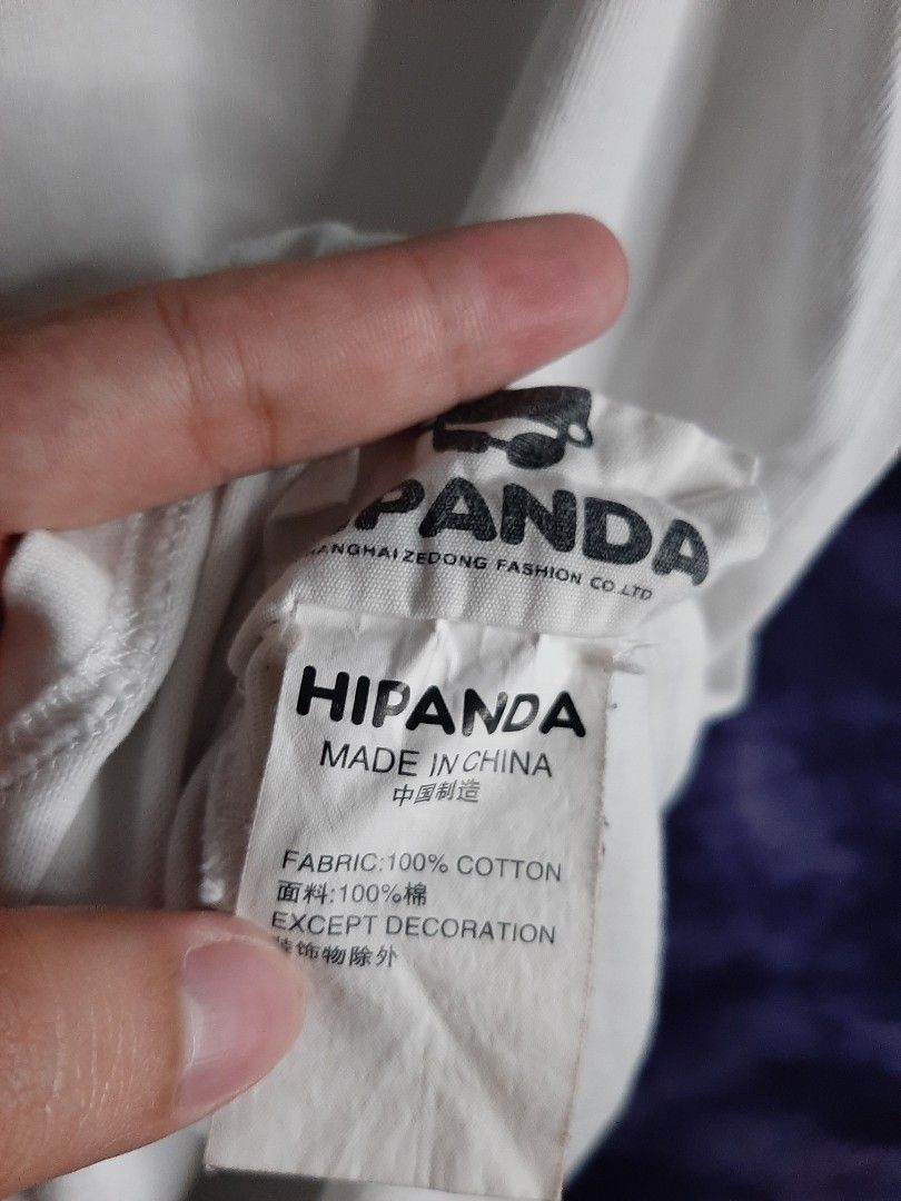 HIPANDA Big Back Logo, Men's Fashion, Tops & Sets, Tshirts & Polo Shirts on Carousell