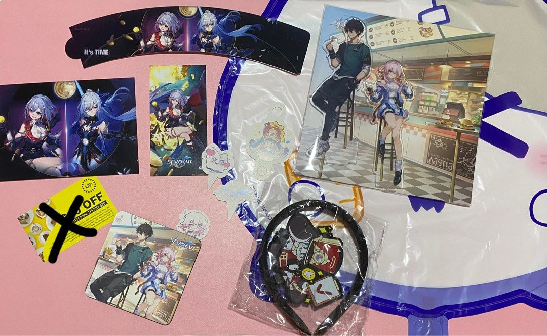 Honkai Star Rail Cafe Collab Dan Heng March Pom Pom Items Standee ...