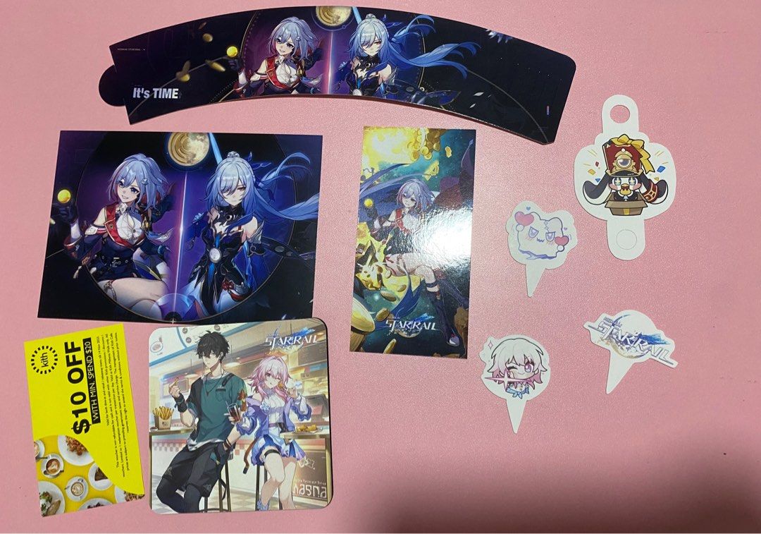 Honkai Star Rail Cafe Collab Dan Heng March Pom Pom Items Standee ...