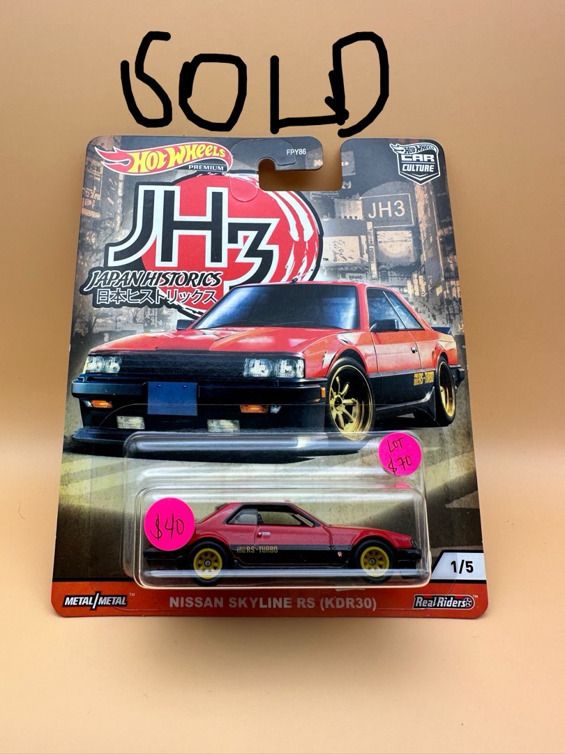 Hotwheels JH3 Nissan Skyline R30, Honda City Turbo, Nissan Silvia ...