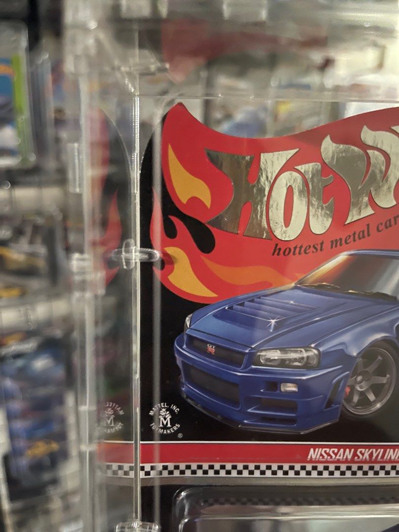 Hotwheels Nissan Skyline R34 Blue RLC, Hobbies & Toys, Toys & Games on ...