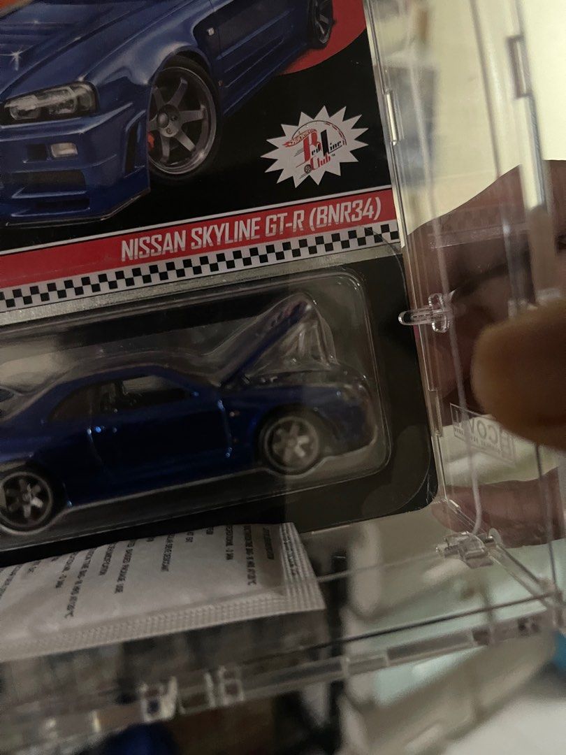 Hotwheels Nissan Skyline R34 Blue RLC, Hobbies & Toys, Toys & Games on ...