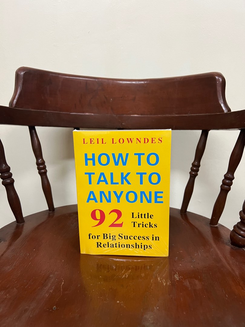 How to Talk to Anyone Leil Lowndes Book, Hobbies & Toys, Books & Magazines, Fiction & Non ...