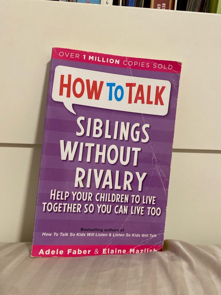 How to talk with siblings Rivalry book., TV & Home Appliances, TV ...