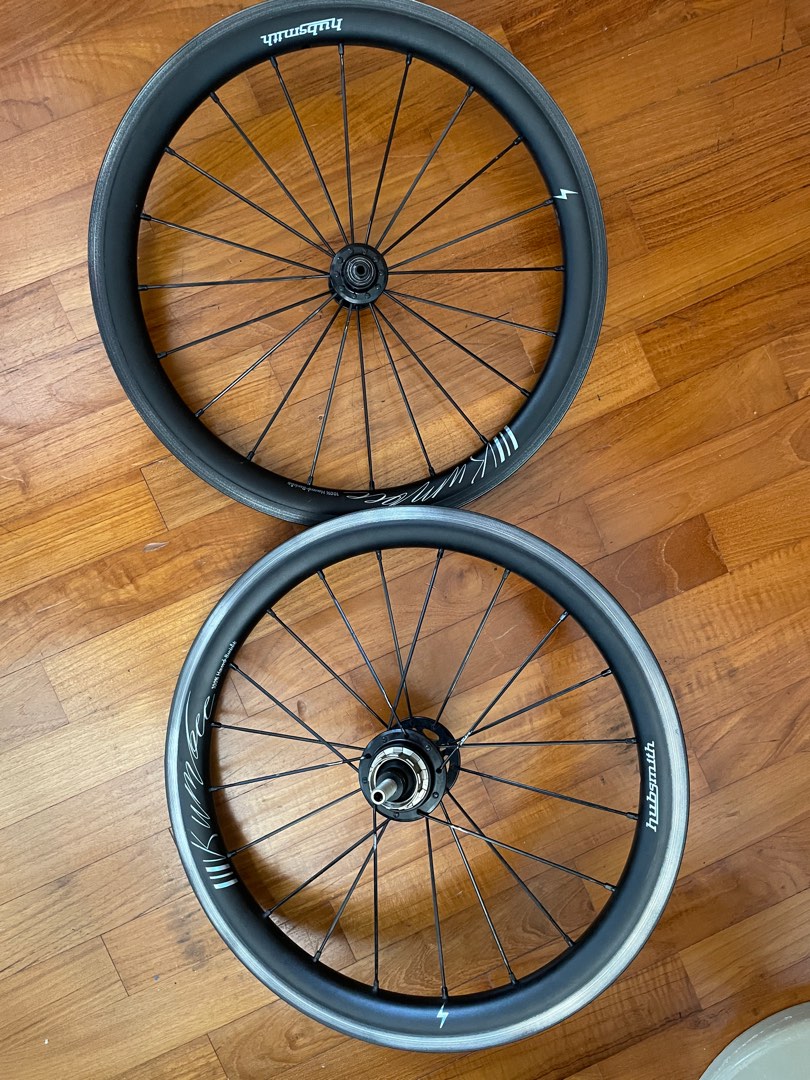 Hubsmith Bumbee 4 speed 349 wheelset for Brompton, Sports Equipment ...