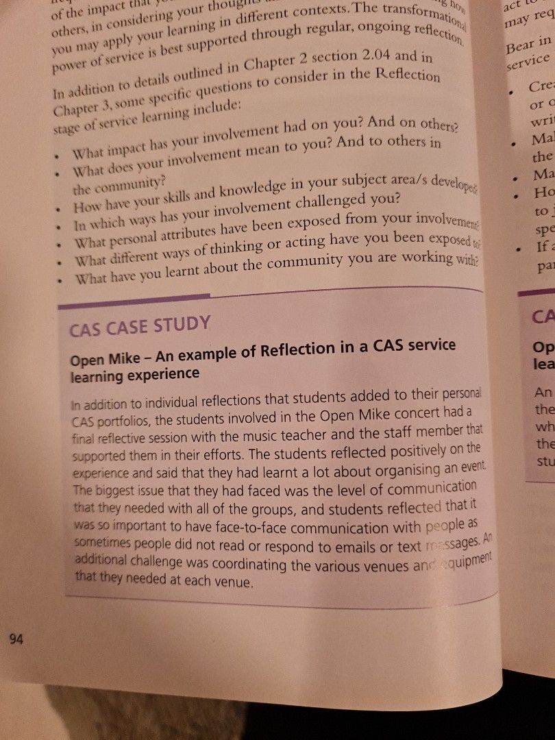 IB CAS Guide, Hobbies & Toys, Books & Magazines, Textbooks on Carousell