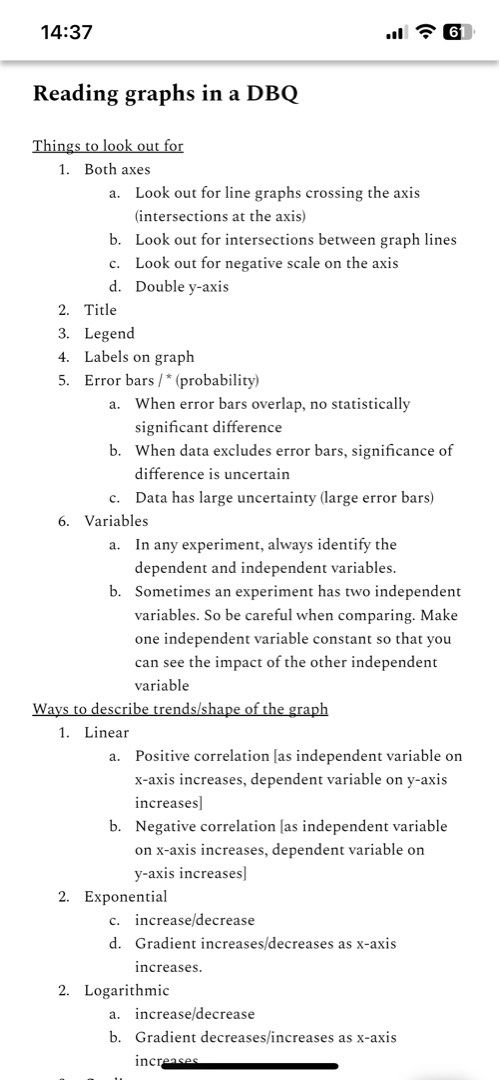 IB HL Biology Option D Human Physiology Notes (comes with free DBQ ...