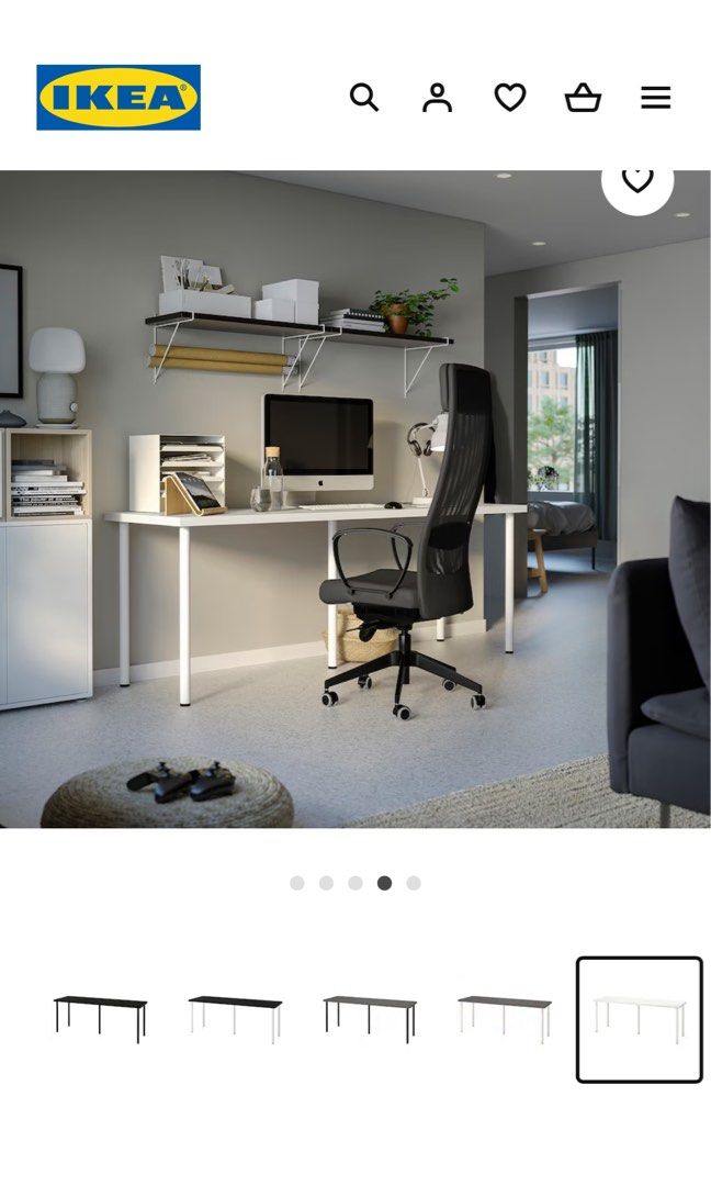 IKEA 2-METER TABLE, Furniture & Home Living, Furniture, Tables & Sets ...