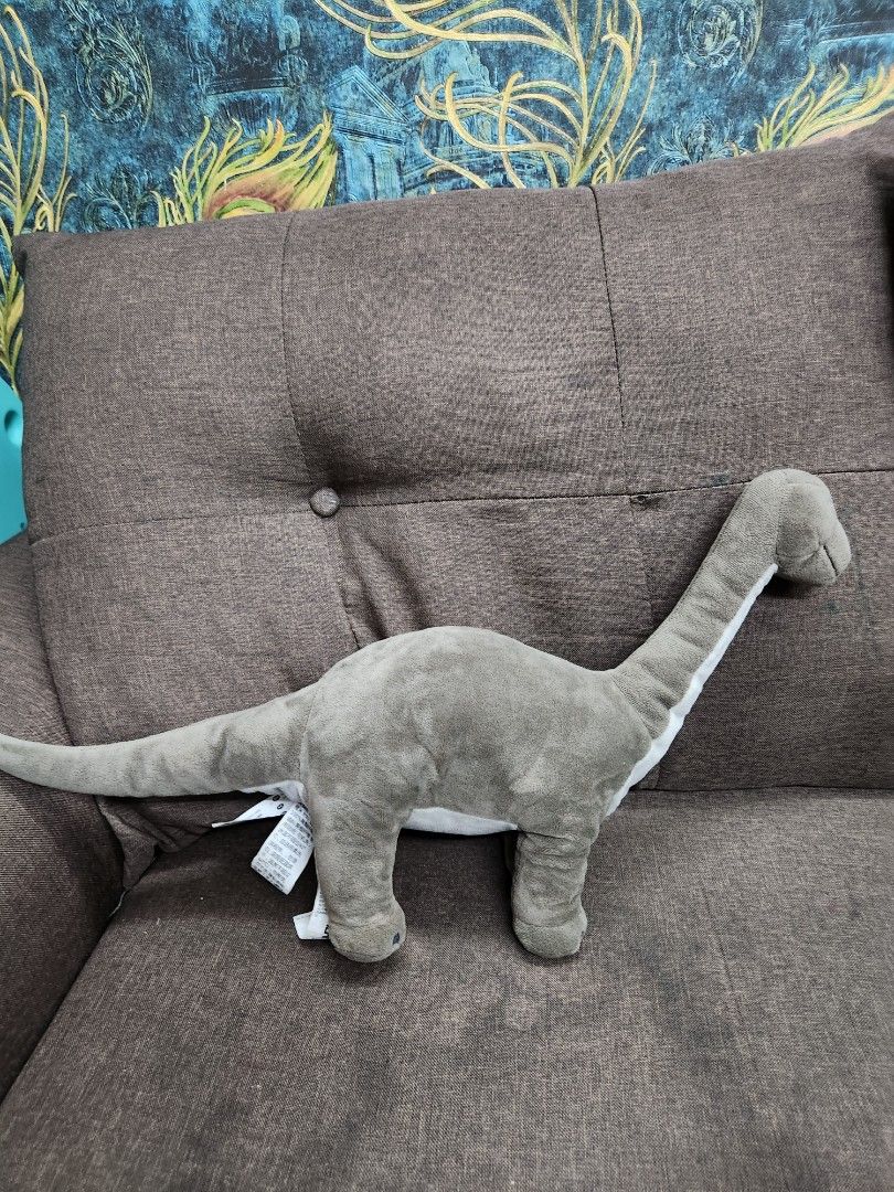 Ikea Dino Soft Toy, plush toy, Hobbies & Toys, Toys & Games on Carousell