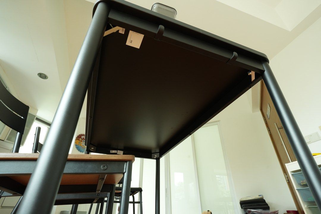 Ikea TOMMARYD bar table with SANDSBERG chairs, Furniture & Home Living ...