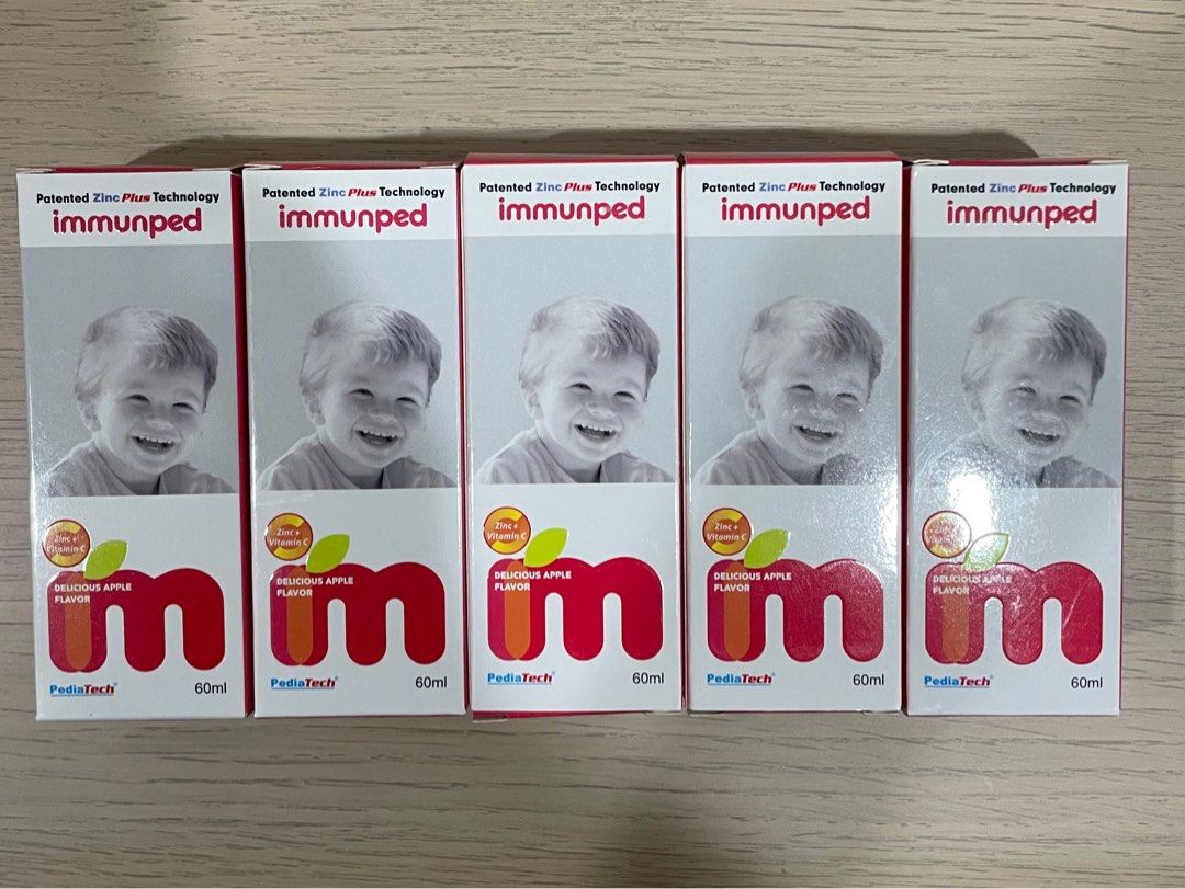 Immunped zinc plus & vitamin C, Health & Nutrition, Health Supplements ...