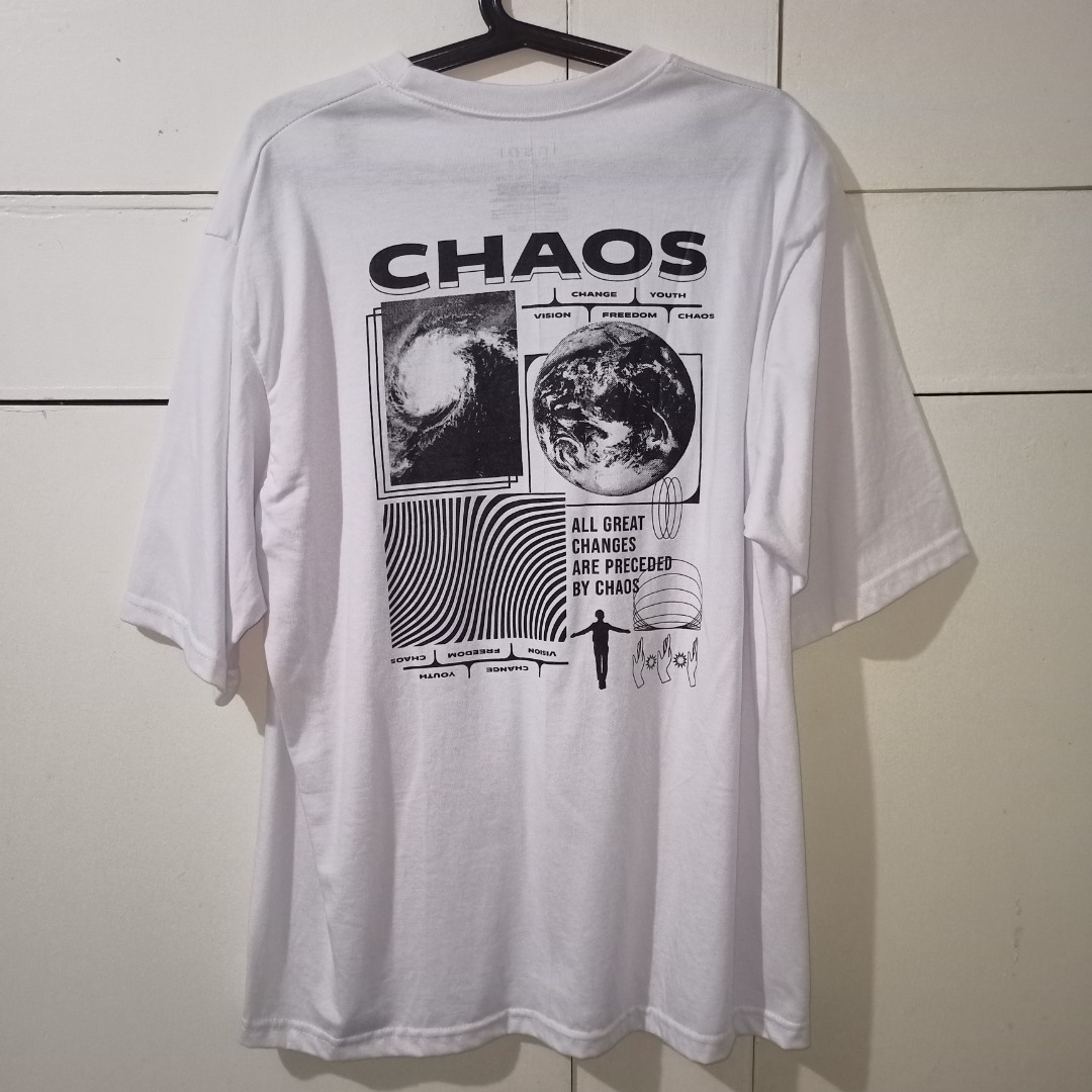 INSPI Chaos Oversized T-Shirt (Negotiable), Men's Fashion, Tops & Sets, Tshirts & Polo Shirts on ...