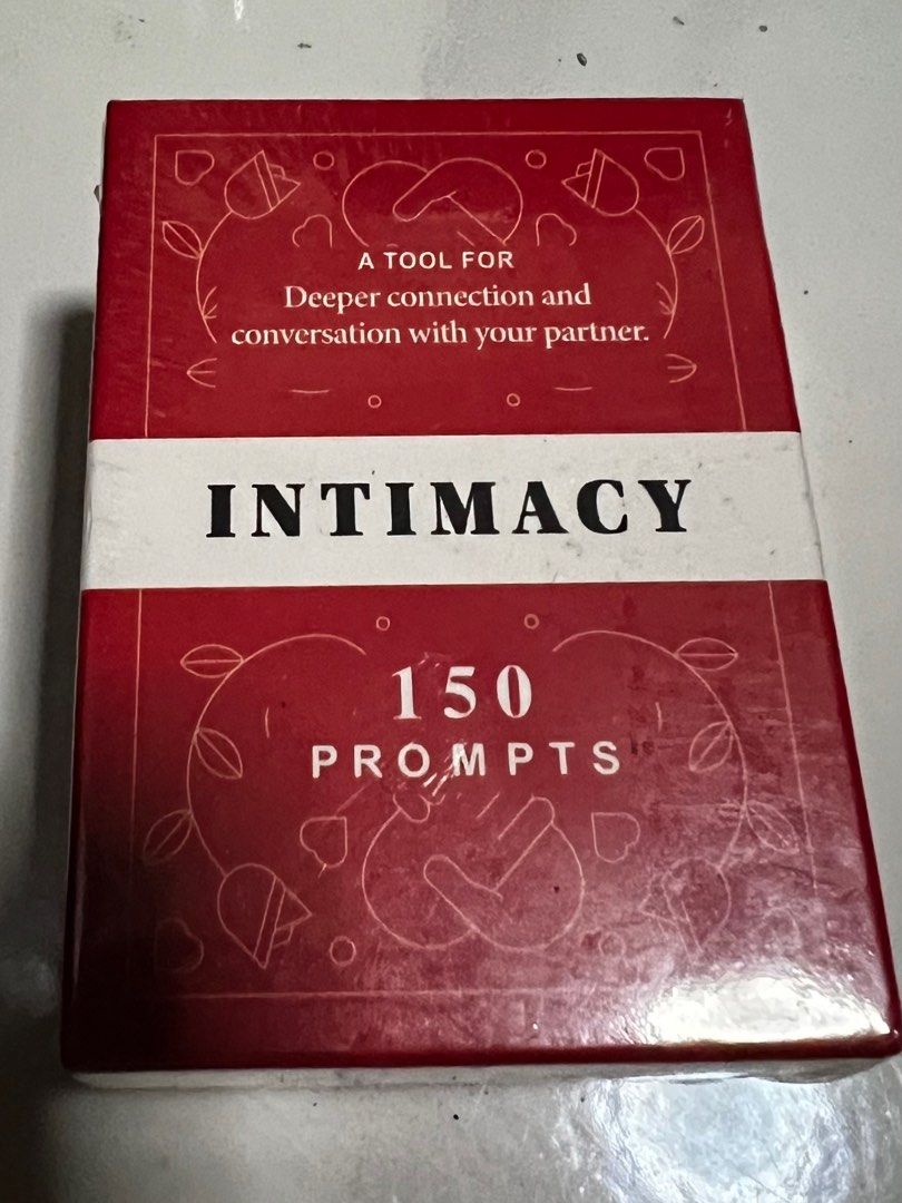 Intimacy card deck, Hobbies & Toys, Toys & Games on Carousell