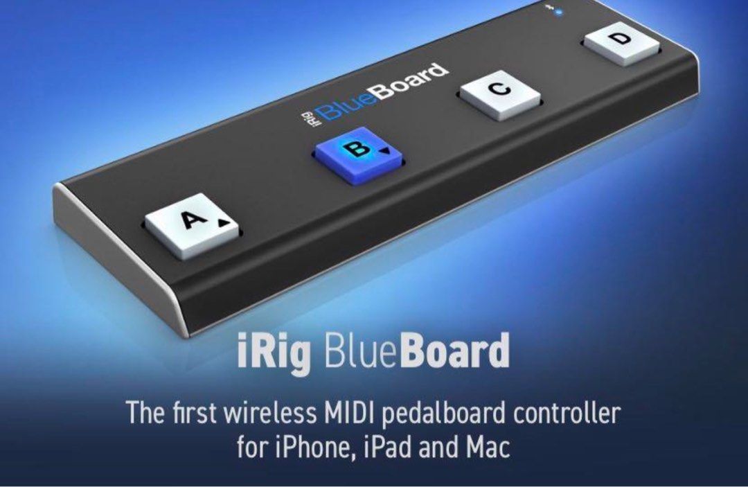 irig blueboard pedalboard midi controller for ios, Mobile Phones ...