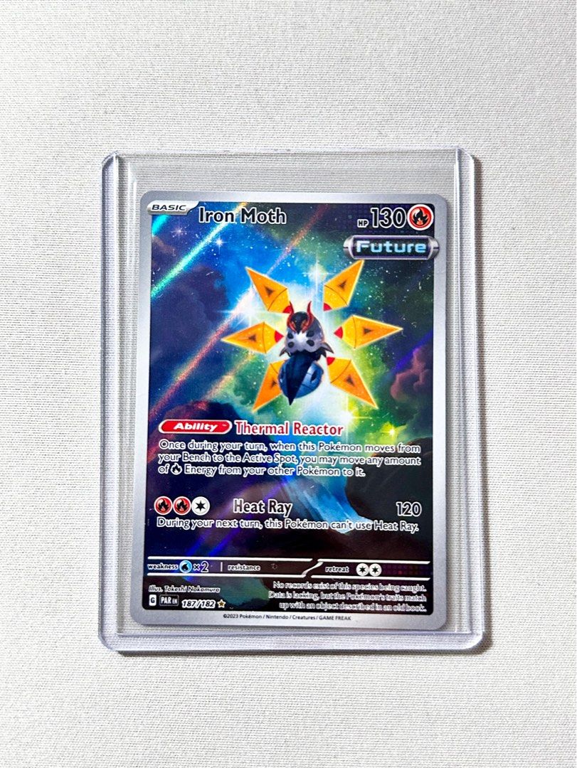 Iron Moth - 187/182 - Illustration Rare Scarlet & Violet: Paradox Rift ...
