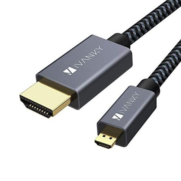 iVANKY VBA31 Micro HDMI to HDMI Cable (1M) Nylon, Computers & Tech ...