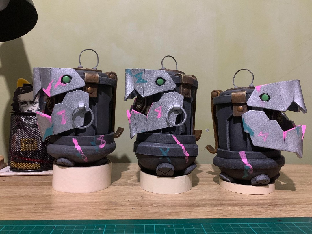 Jinx Arcane Flame Chompers (Arcane Jinx League of Legends Cosplay ...