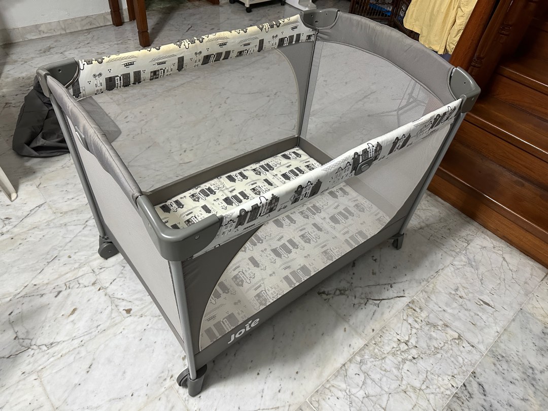 Joie Travel Cot/Playpen, Babies & Kids, Baby Nursery & Kids Furniture ...