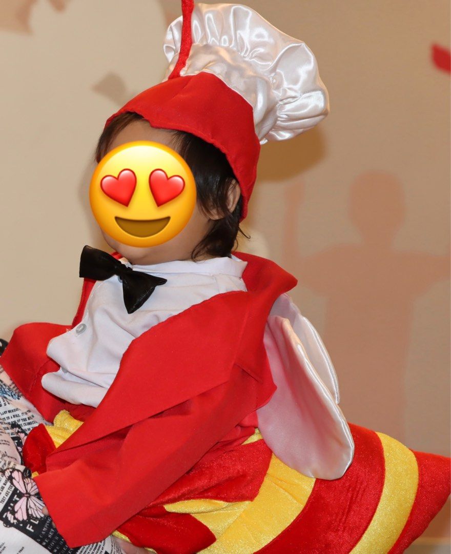 Jollibee costume, Babies & Kids, Babies & Kids Fashion on Carousell