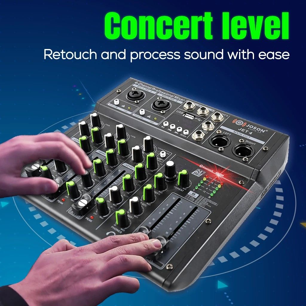 JOSON JET 4 PROFESSIONAL MIXER (4CHANNEL), Audio, Soundbars, Speakers ...
