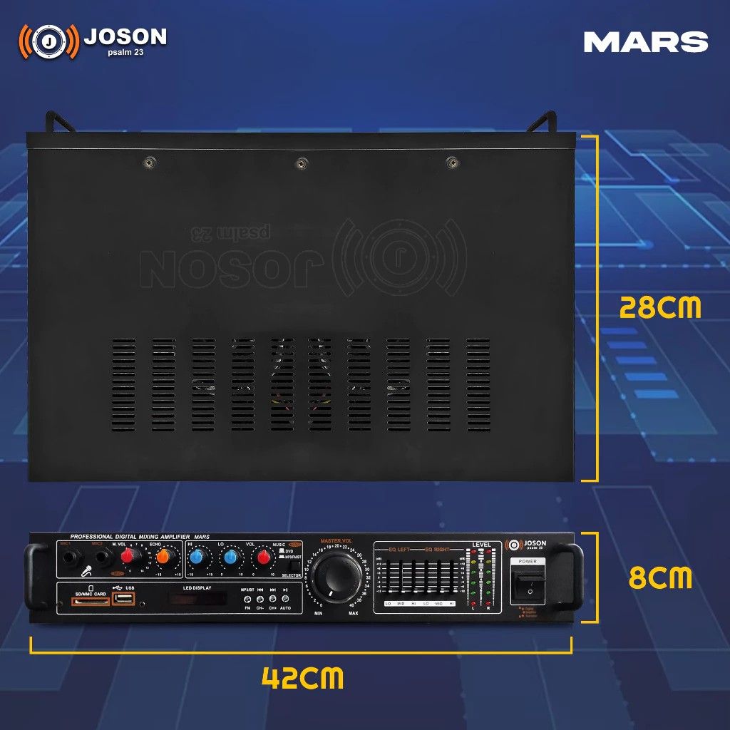 JOSON MARS AMPLIFIER (with GRAPHIC EQUALIZER, Audio, Soundbars ...