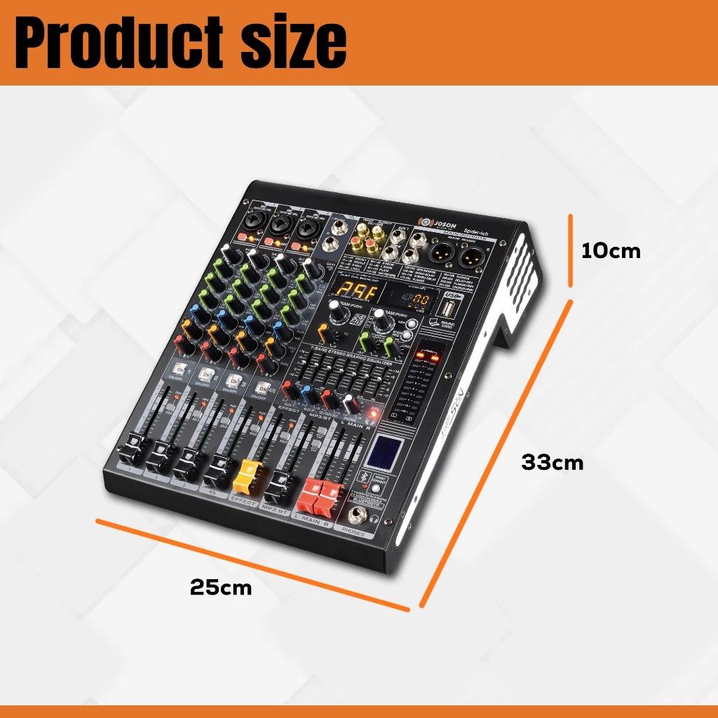 JOSON SPIDER 4CH PROFESSIONAL MIXER (4CHANNEL, Audio, Soundbars ...