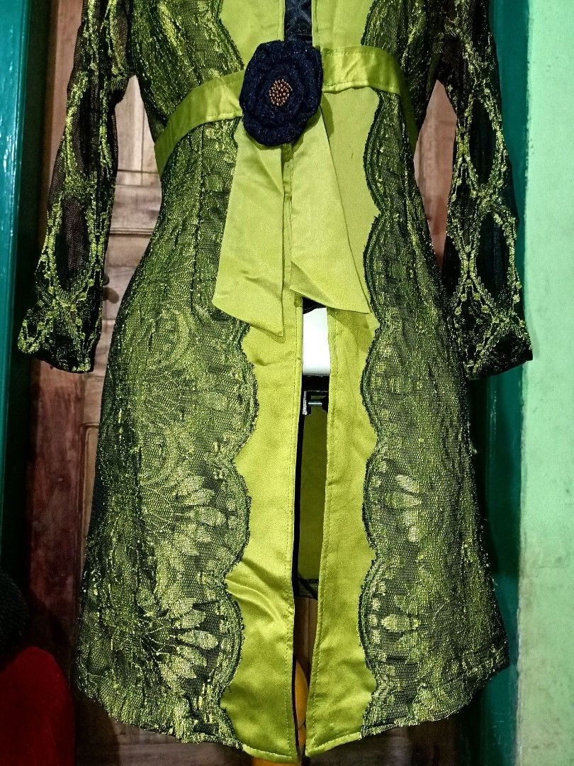 Kebaya Brokat Modern / Kebaya Modern / Kebaya Hijau / Brokat Hijau ...