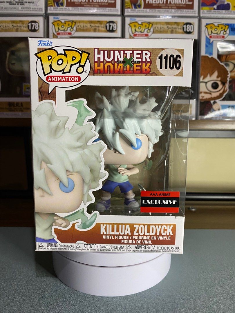 Killua Zoldyck 1106 AAA Anime Exclusive Funko Pop | Hunter X Hunter ...