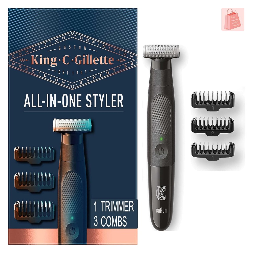King C. Gillette Beard Trimmer for Men, Includes 1 Cordless Style ...