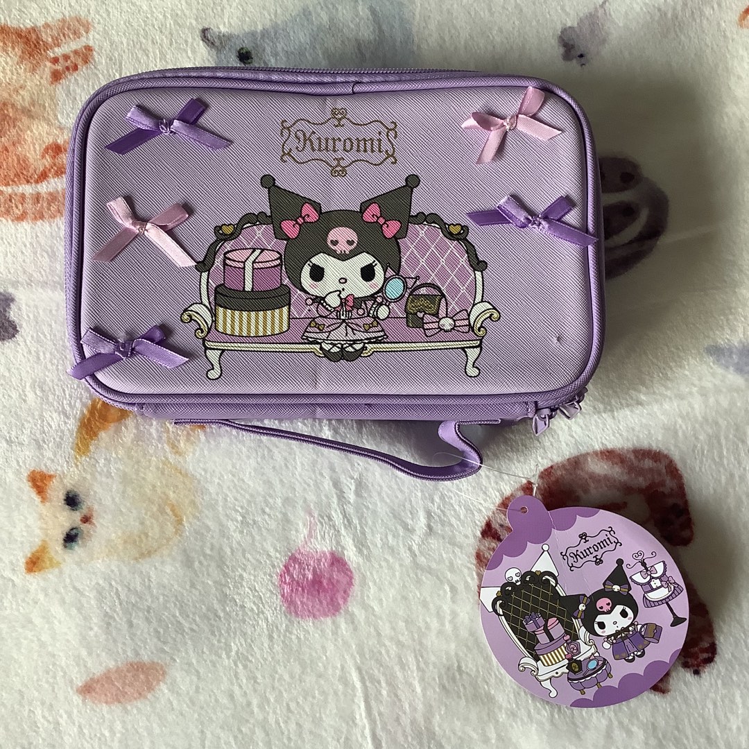 kuromi cosmetic pouch, Women's Fashion, Bags & Wallets, Purses ...