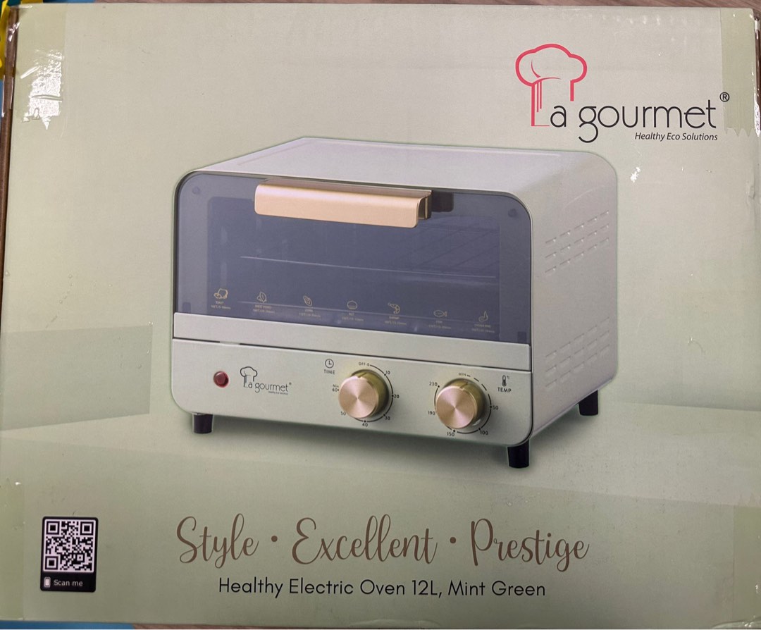 La Gourmet 12L Electric Oven - Mint Green, TV & Home Appliances ...