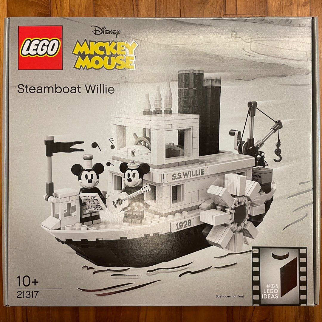LEGO 21317 Steamboat Willie, Hobbies & Toys, Toys & Games on Carousell