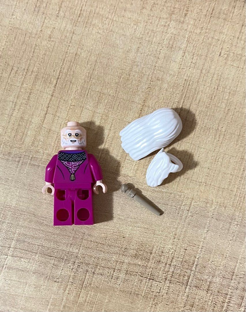Lego Minifigure Harry Potter - Dumbledore, Magenta Robe (HP350 ...