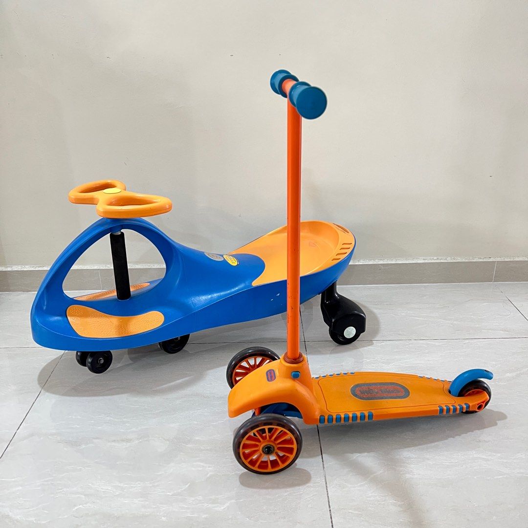 Little Tikes Scooter Swivel Car Kids Rides, Babies & Kids, Infant ...