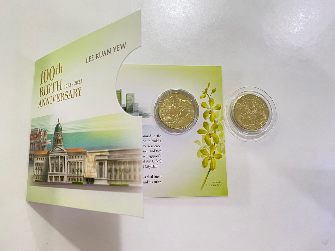 LKY100 Coin set, Hobbies & Toys, Memorabilia & Collectibles, Currency ...