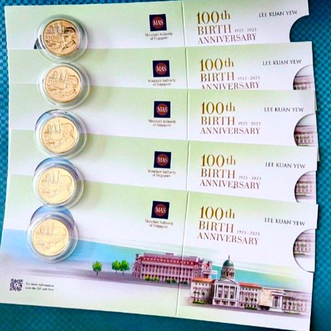 LKY 100th Birth Anniversary of Mr Lee Kuan Yew Commemorative Coin LKY ...