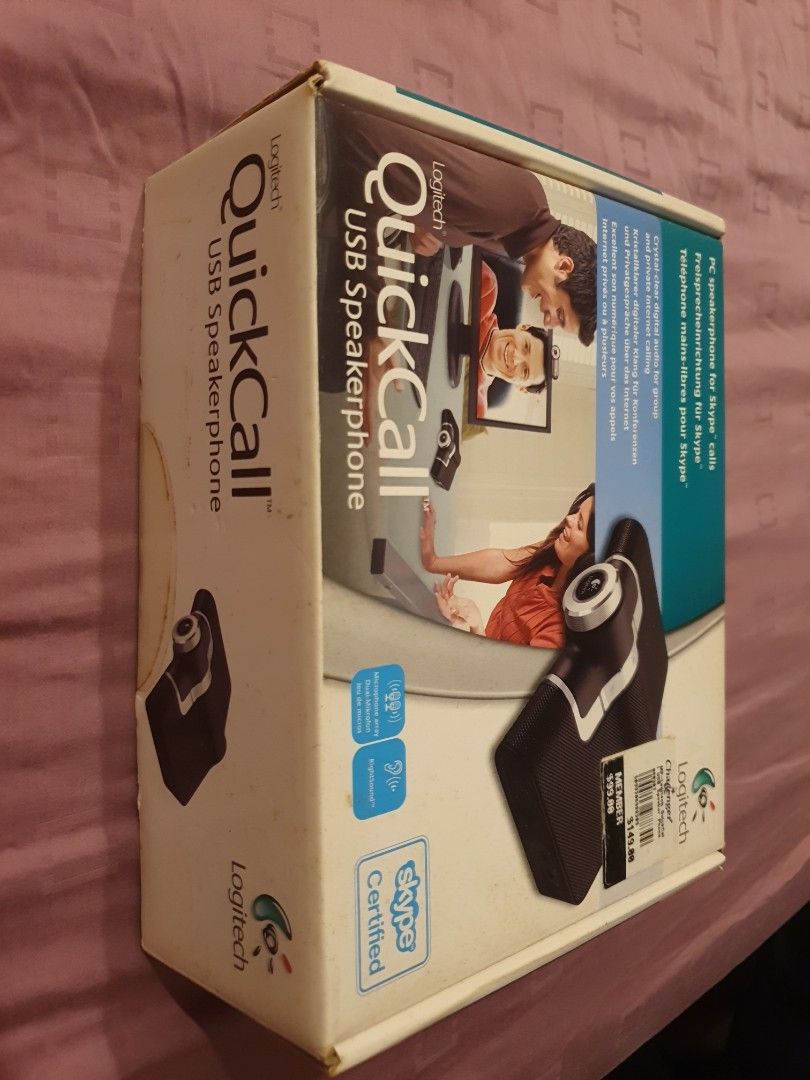 Logitech USB Speakerphone Quickcall, Computers & Tech, Office & Business Technology on Carousell