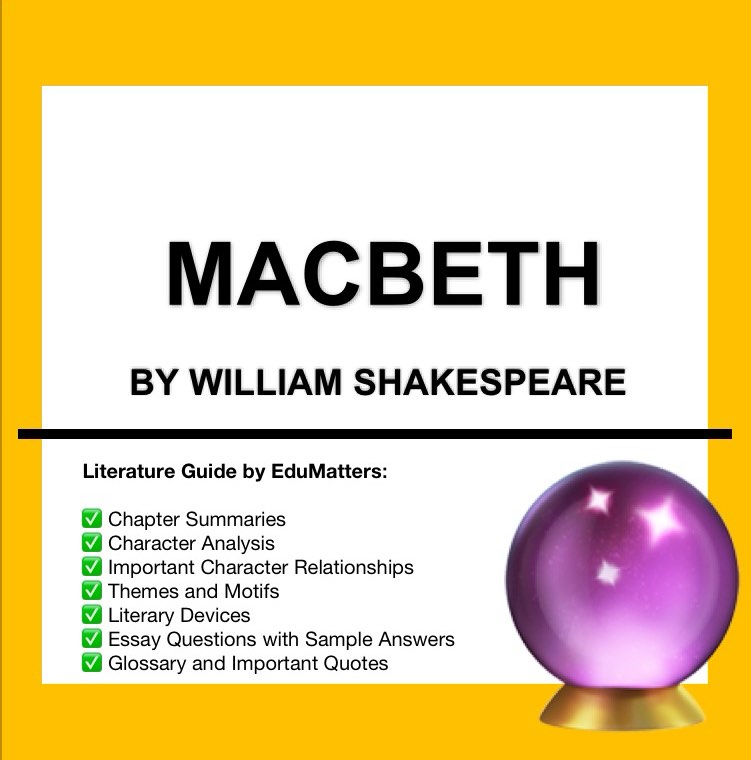 Macbeth by William Shakespeare Literature Study Guide Notes Complete ...