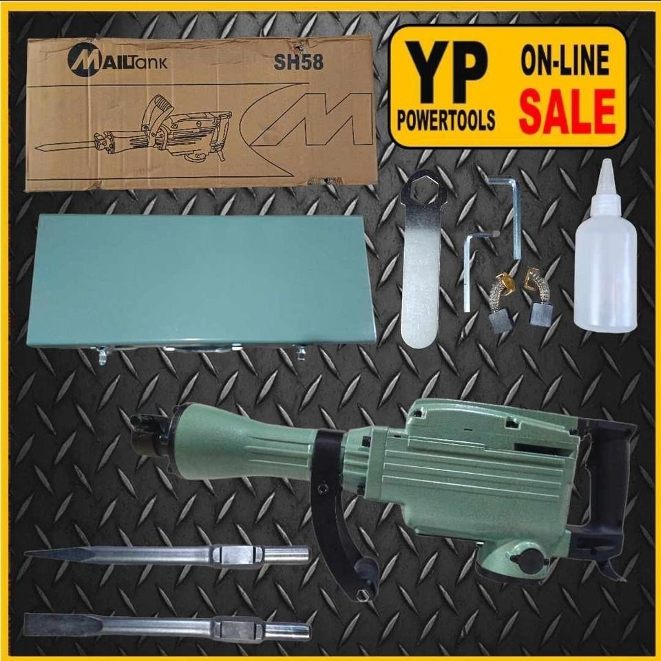 MailTank Demolition Jack Hammer SH58 (Green), Commercial & Industrial ...