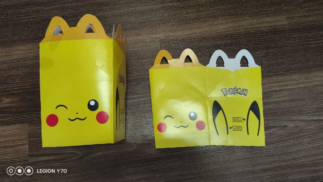McD pikachu box, Hobbies & Toys, Toys & Games on Carousell