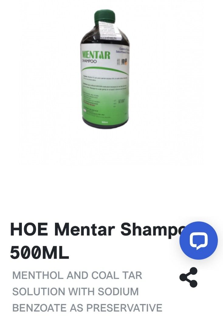 MENTAR SHAMPOO control of dandruff, seborrhoea & psoriasis, Beauty ...