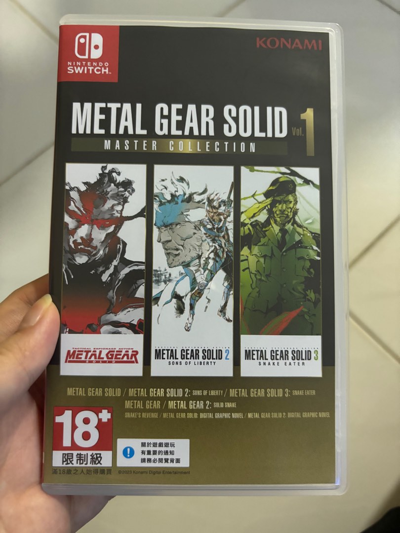 Metal gear solid vol1 Nintendo switch game, Video Gaming, Video Games ...