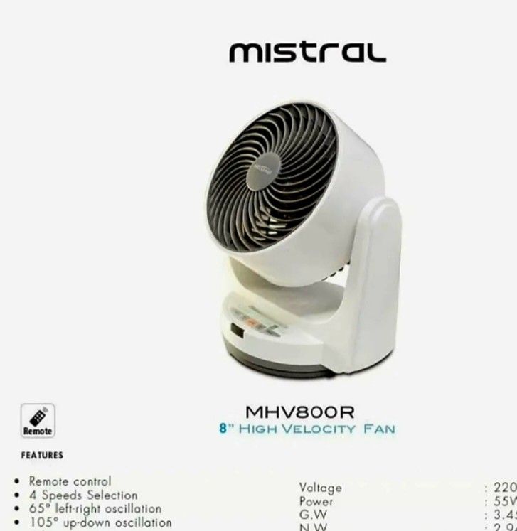 Mistral Table Fan, Furniture & Home Living, Lighting & Fans, Fans on ...