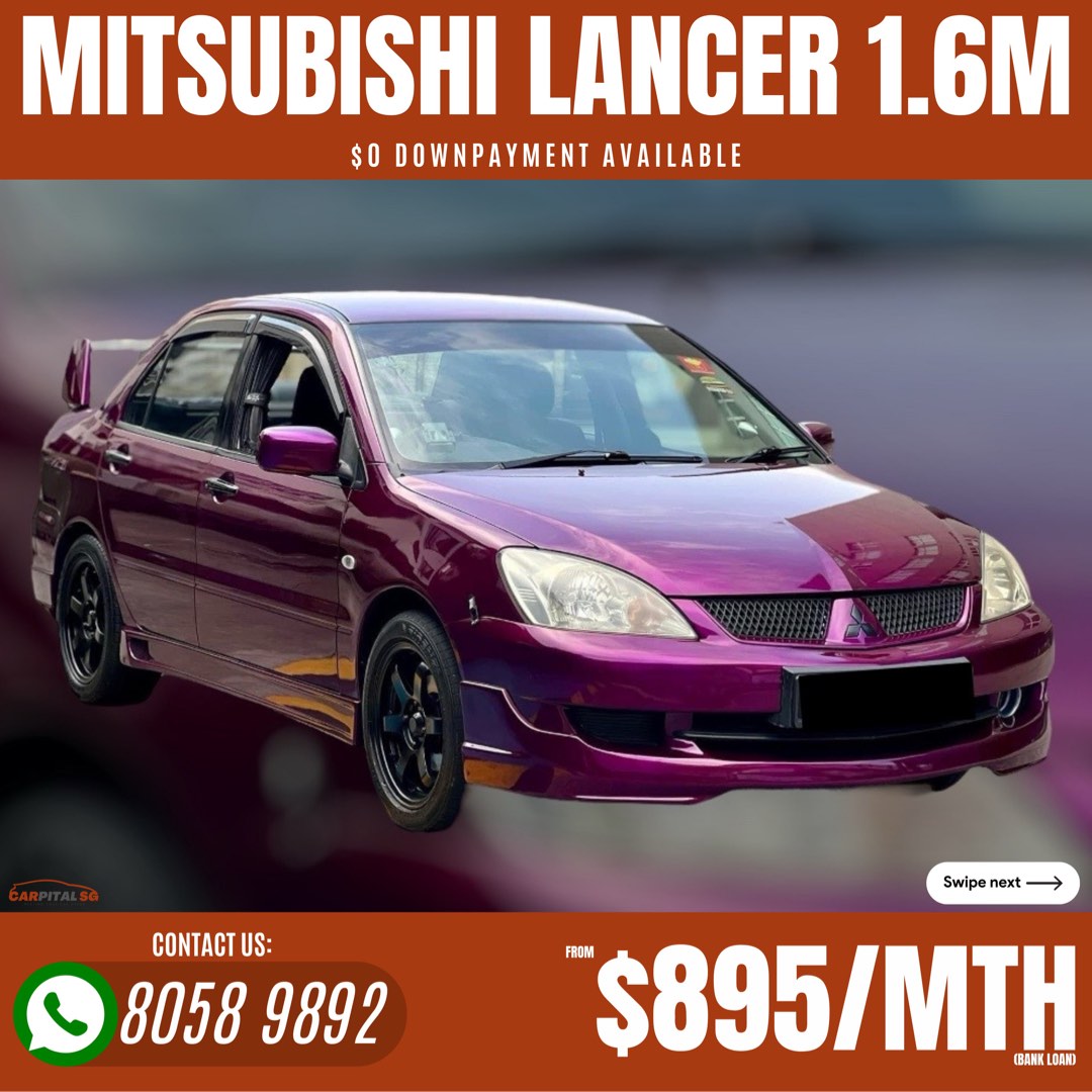 Mitsubishi Lancer 1.6 GLX (M), Cars, Used Cars on Carousell