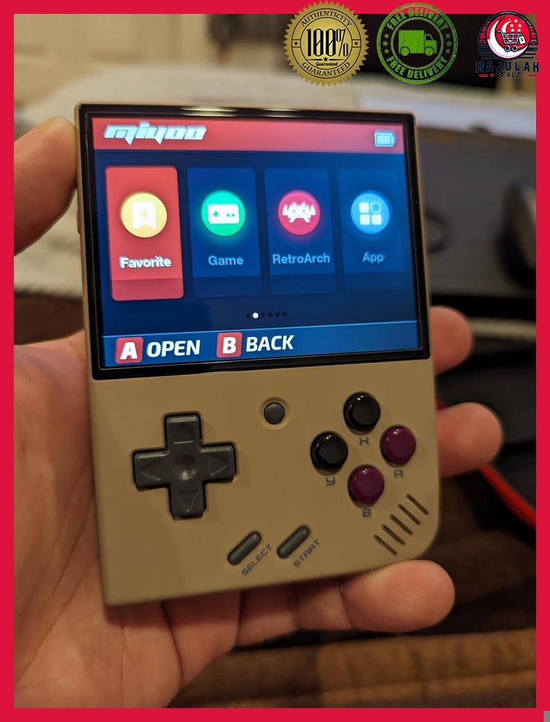 New MIYOO Mini Plus Portable Retro Handheld Game Console 3.5 Inch IPS ...