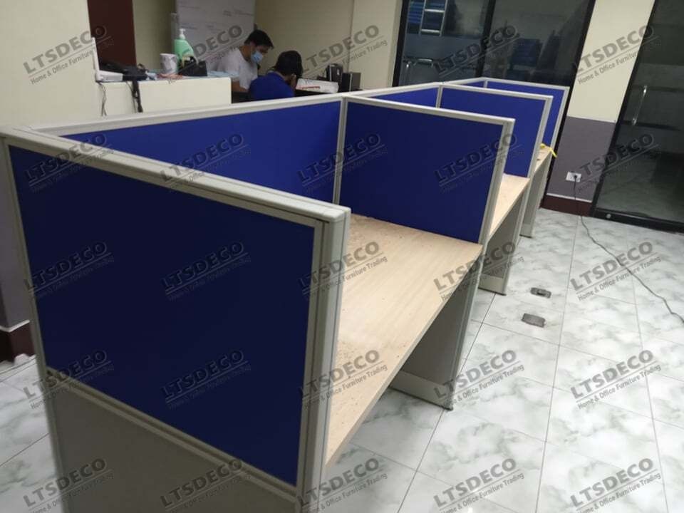 MODULAR LINEAR CUBICLE OFFICE PARTITION, Furniture & Home Living ...