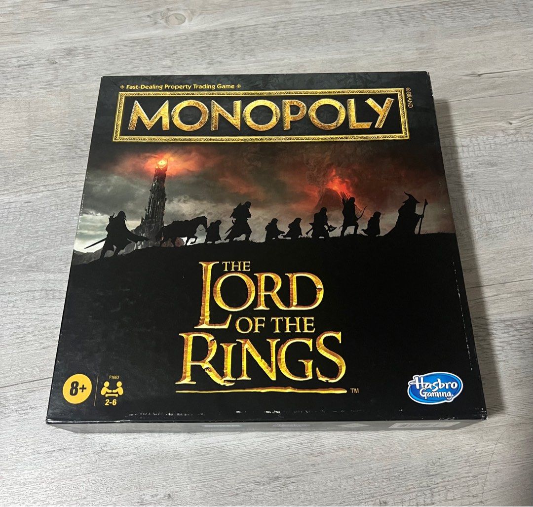 Monopoly Lord of the rings, Hobbies & Toys, Toys & Games on Carousell