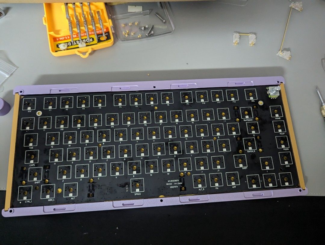 Monsgeek M1 Custom 75% Mechanical Keyboard Barebones, Computers & Tech ...