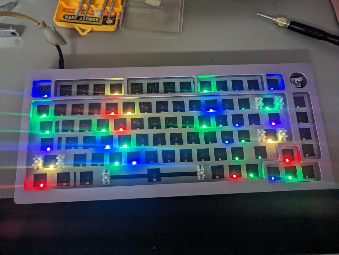 Monsgeek M1 Custom 75% Mechanical Keyboard Barebones, Computers & Tech ...